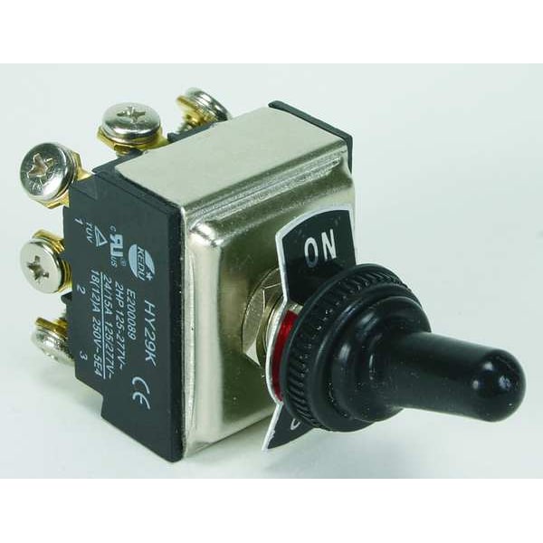 Power First Toggle Switch, 3PDT, 15A at 277V, Screw 2VLP6 | Zoro