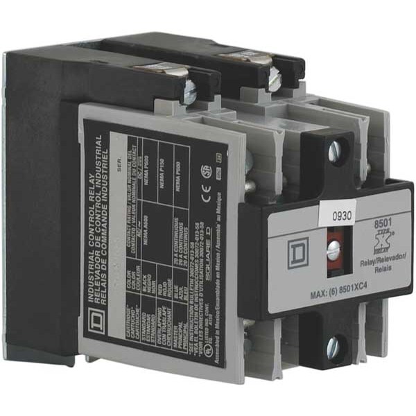 Square D Master NEMA Control Relay, 2NO, 240VAC, 20A 8501XMO20V03 | Zoro