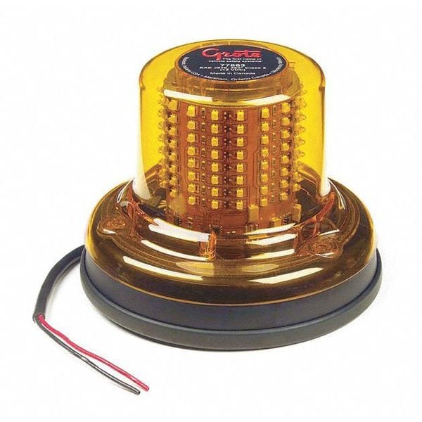 Grote Strobe Light, Yellow, Permanent, LED 77863 | Zoro