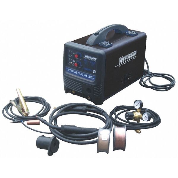 Westward MIG/Stick Welder, Input 120V, OCV 75 2WDP8 | Zoro