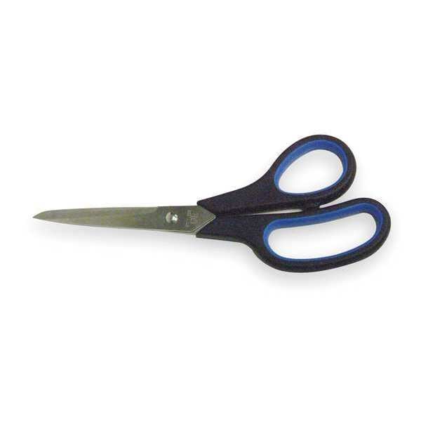 Zoro Select Scissors, 8 In, Blk Soft Grip Handle 2WFX2 | Zoro