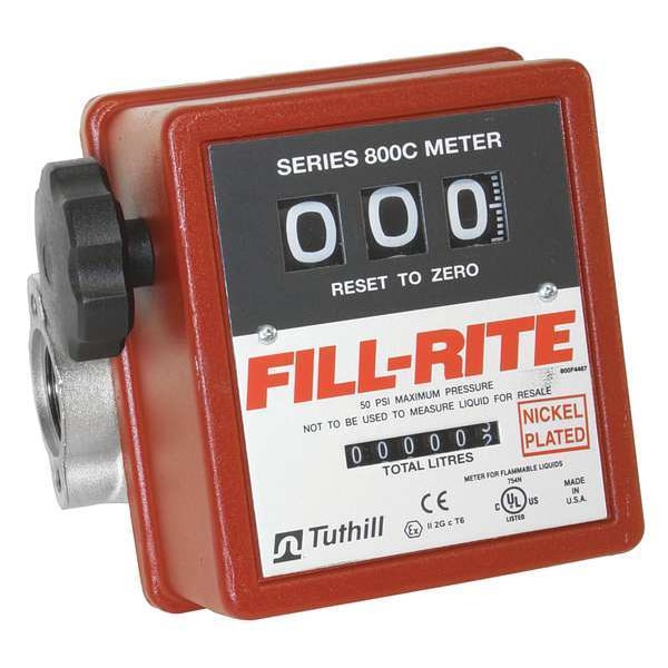 Fill-Rite Meter, 1", FNPT 807CLN1 | Zoro