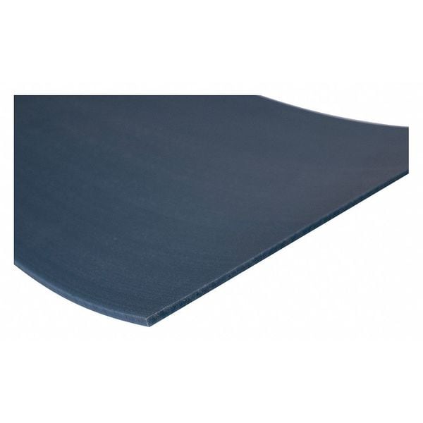 Zoro Select Blue UHMW Sheet Stock 10 ft. L x 48" W x 0.750" Thick PS ...