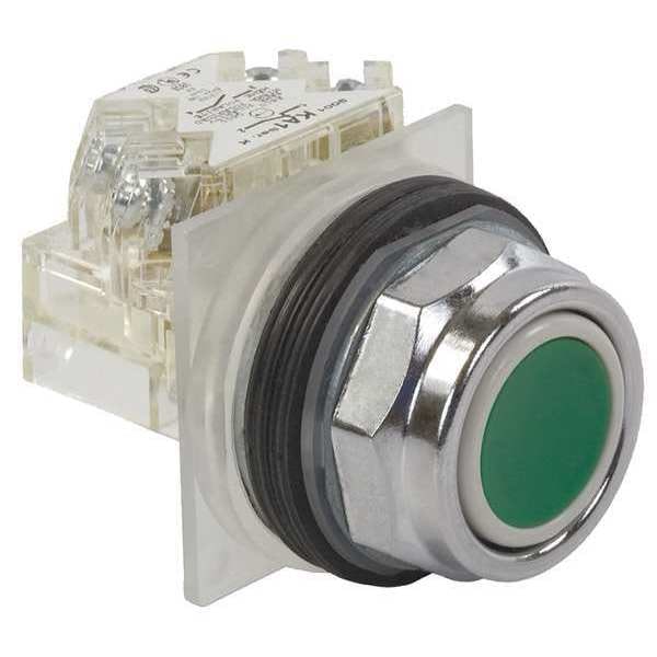 Schneider Electric Push Button Operator, Flush, Momentary Action, Not Applicable Release, Non ...