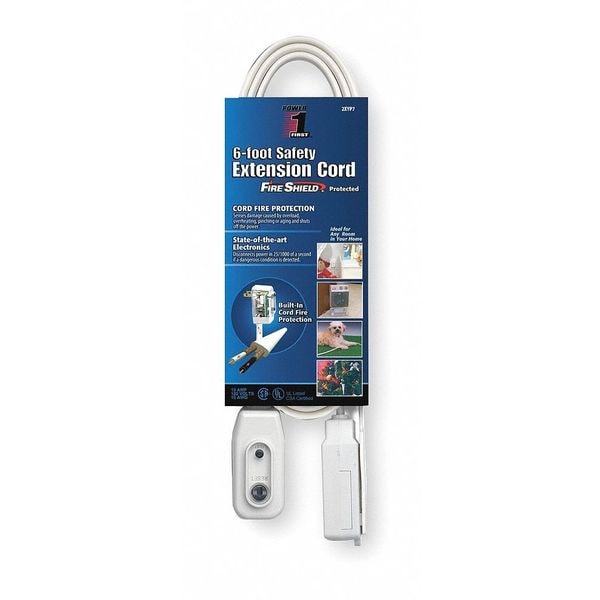 Power First SJT LCDI Lighted Extension Cord, 16 AWG, Indoor, 16/2, 3 ...