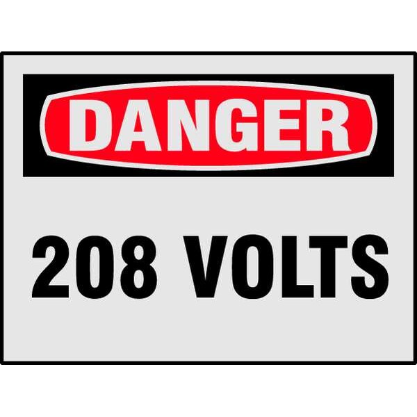 Electromark Danger Label, Electrical Hazard, PK8 L267H | Zoro