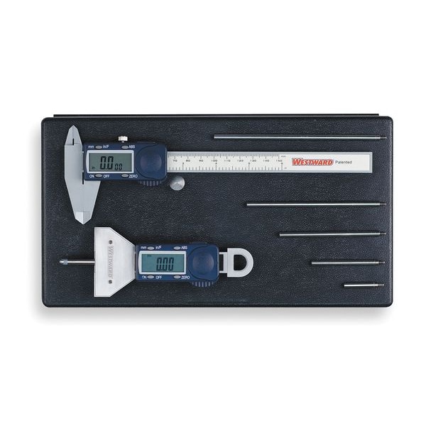 Westward Precision Measuring Tool Kit, 2 Pc 2YNK4 | Zoro