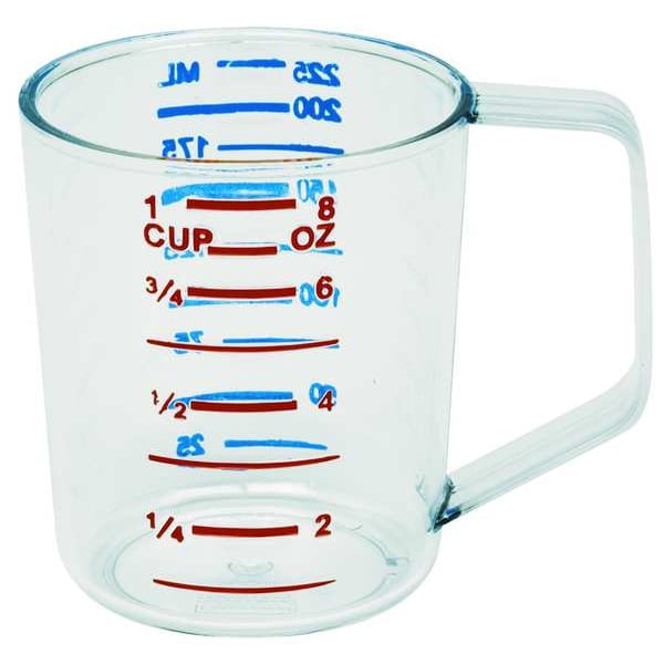 Rubbermaid Commercial Polycarbonate Measuring Cup, 1 Cup, Clear ...