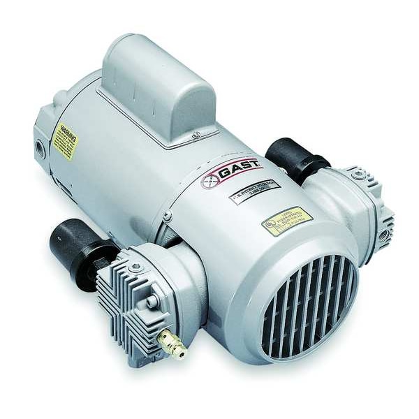 Gast Piston Air Compressor, 1/2HP, 115/230V, 1Ph 4HCC-40-M450X | Zoro