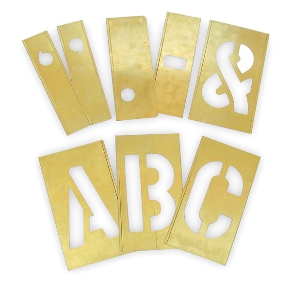 Zoro Select Stencil Kit, Letter Set, Letters, 10 in Character Height ...