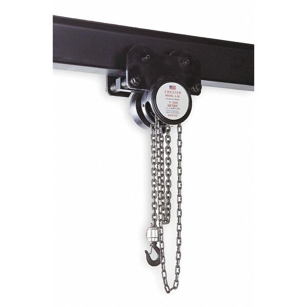 Chester Hoist Compact Chain Hoist, 2000 lb., Lift 10 ft. 1151-0100-10 ...