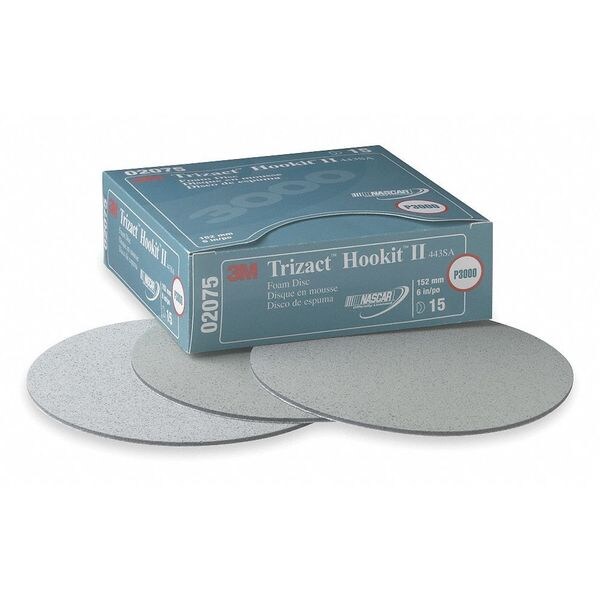 3M Foam Disc P3000, PK 15 02075 | Zoro
