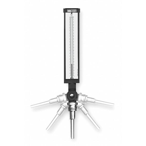 Weiss Industrial Glass Thermometer, 2-1/2 In. L A9VU35-180 | Zoro