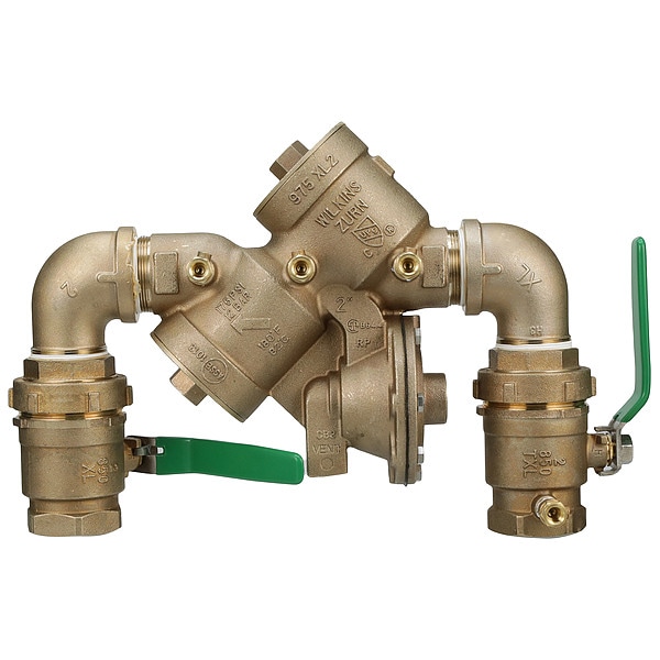 Wilkins Backflow Preventer, 2 in, FNPT 2-975XL2SEU | Zoro