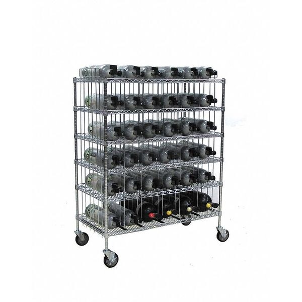 Grove Mobile Bottle Cart, Maximum 36 Bottles MBR-36 | Zoro