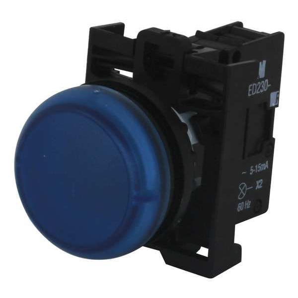 Eaton Raised Indicator Light, Blue, 120VAC C22-L-B-120 | Zoro