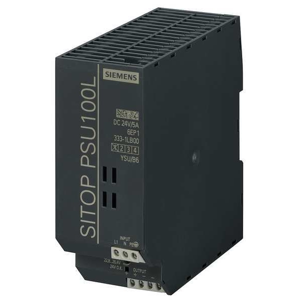Siemens DC Power Supply, 24VDC, 5A, 50/60Hz 6EP13331LB00 | Zoro