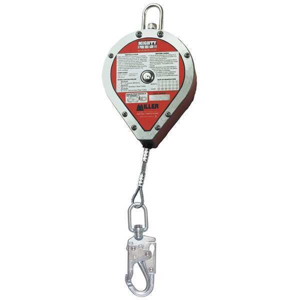 Honeywell Miller Self Retracting Lifeline, 30 ft., Red RL30G-Z7/30FT | Zoro