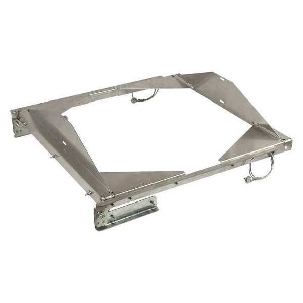 Dayton Hinge Kit, 42inWx42inL, Galvanized Steel 20CK55 | Zoro