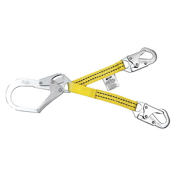 Honeywell Miller Positioning Lanyard, 27", Silver T8221W-Z7/27INYL | Zoro