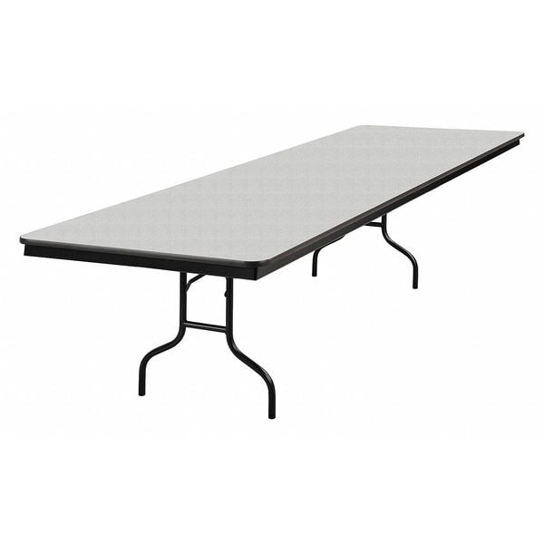 Midwest Folding Rectangle Folding Banquet Table, 36 in W, 96 in L, 30 ...