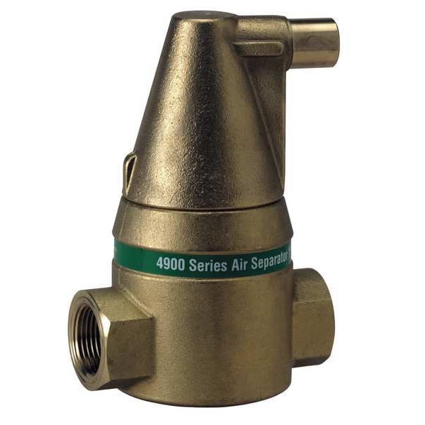 Taco Air Separator, 1 in., 150psi, Automatic 49-100T-2 | Zoro