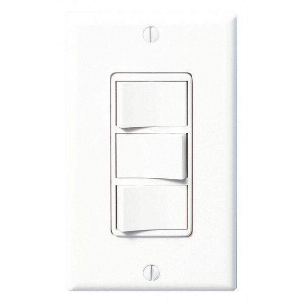Panasonic Switch, 4-Function, White, 120V FV-WCSW41-W | Zoro