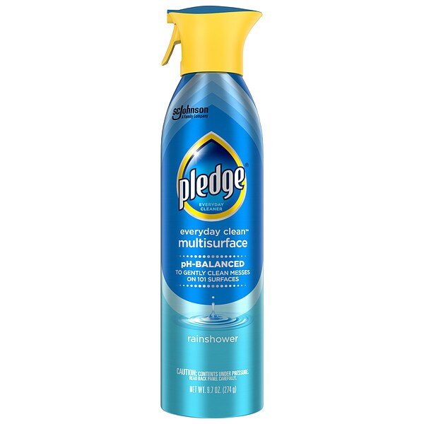 Pledge Multi-Purpose Cleaner, 9.7 oz. Aerosol Can, Unscented, 6 PK ...