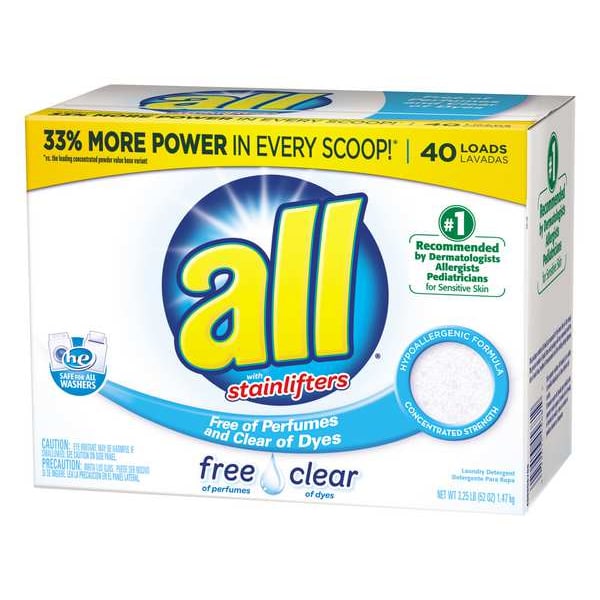 Ultra High Efficiency Laundry Detergent, 52 oz Box, Powder, Unscented ...