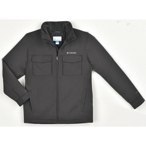 Columbia Soft Shell Jacket, Insulated, Black, L WM5470 010 L | Zoro