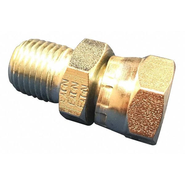 Hansen Fitting 1/4Inx1/4In Straight Pipe Swivel 9205X4X4 | Zoro