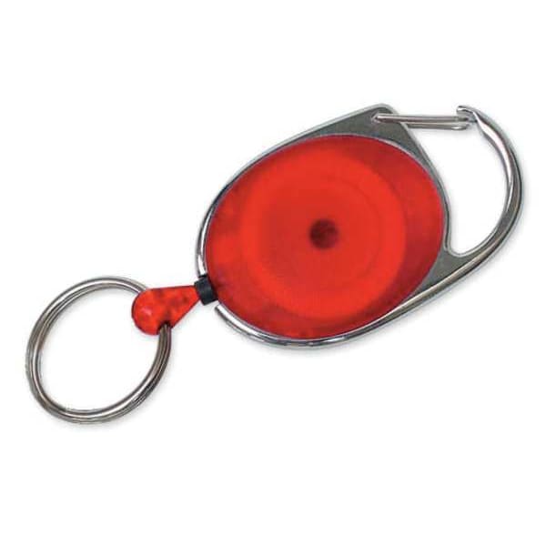 Lucky Line Key Retractor, Red, 5 PK 6407005 | Zoro