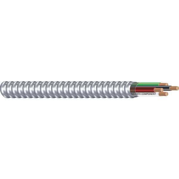 Southwire Metal Clad Building Cable, MC, 12 AWG, 3C with Ground C ...