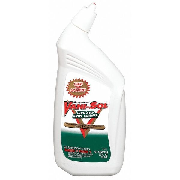 Vani-Sol Toilet Bowl Cleaner, 32 oz, PK12 REC 02212 | Zoro