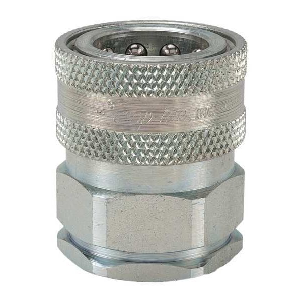 Snap-Tite Hydraulic Quick Connect Hose Coupling, Steel Body, Sleeve Lock, 1"-11-1/2 Thread Size ...