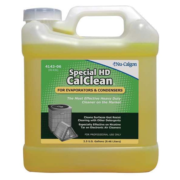Nu-Calgon Coil Cleaner, Liquid, 2-1/2 gal 4143-06 | Zoro