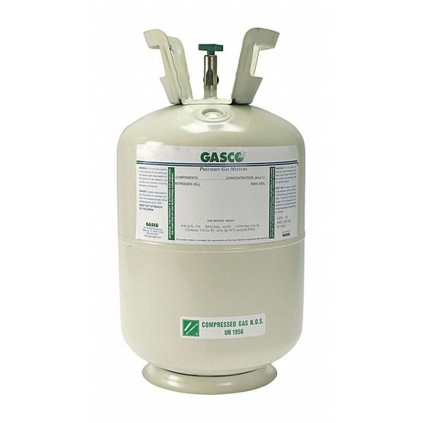Gasco Calibration Gas, Air, Propane, 221 L, CGA 165 Connection, +/-5% ...