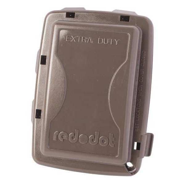 Red Dot 1 -Gang Horizontal or Vertical Weatherproof Cover, , PVC CKPM ...