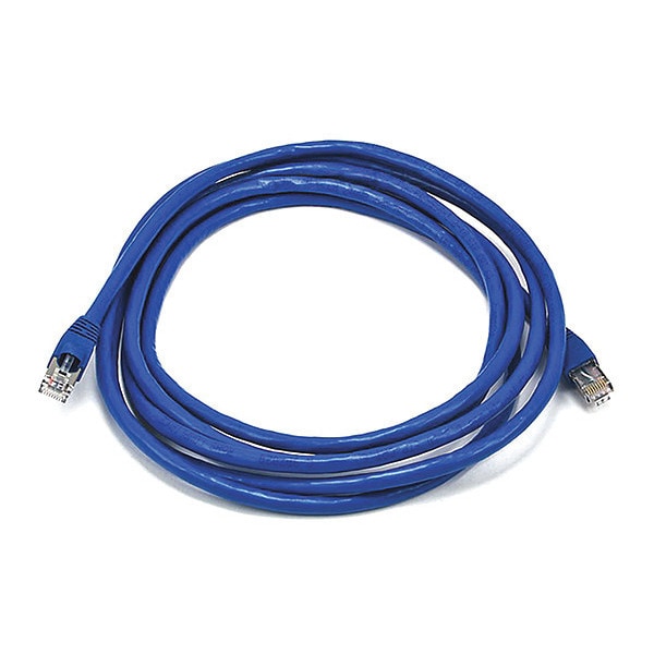 Monoprice STP Cable, 500MHz, 24AWG, Blue, 10ft 5902 | Zoro