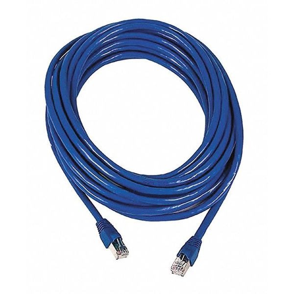 Monoprice STP Cable, 500MHz, 24AWG, Blue, 30ft 8603 | Zoro