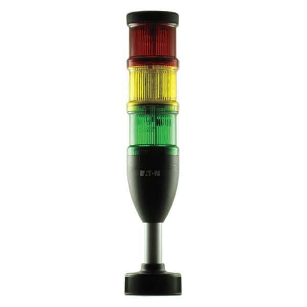 Eaton Tower Light Assembly, Red, Yellow, Green, 24V AC/DC, Not ...