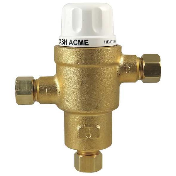 Cash Acme Mini Thermostatic Mixing Valve, 3/8in. HG145 | Zoro