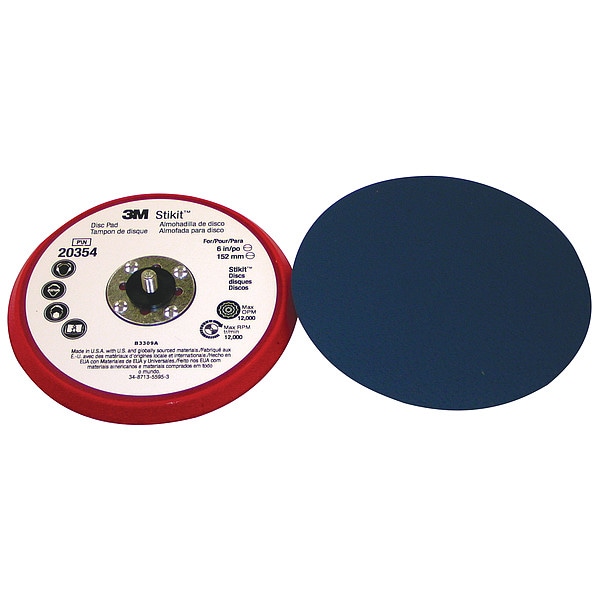 3M Disc Pad, 6 in. 20354 | Zoro