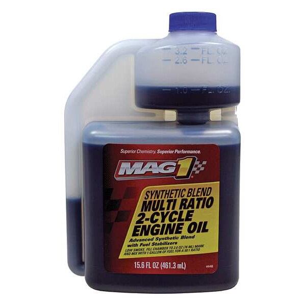 Mag 1 2-Cycle Synthetic Engine Oil, Dark Blue, 15.6 Oz. MAG63120 | Zoro