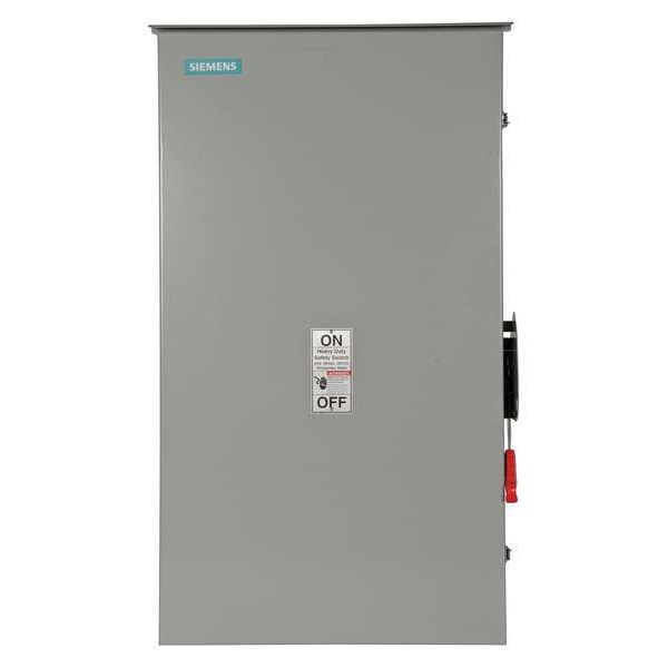 Siemens Nonfusible Single Throw Safety Switch, Heavy Duty, 600VAC/DC ...