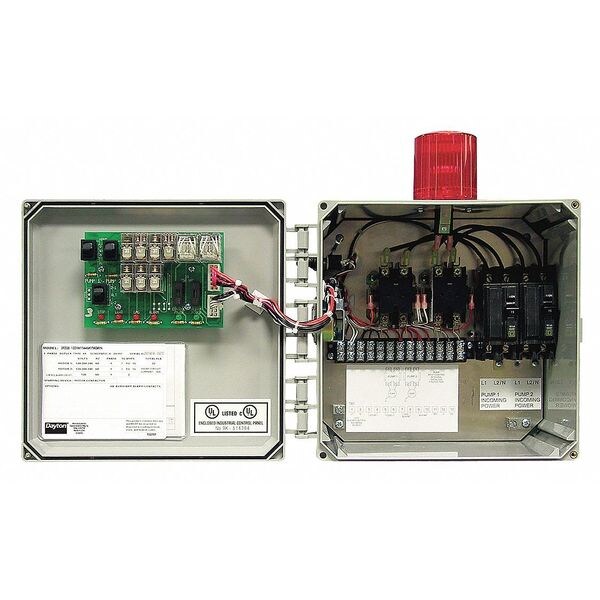 Dayton Duplex Control Panel, 120/208/240V 20VD57 | Zoro