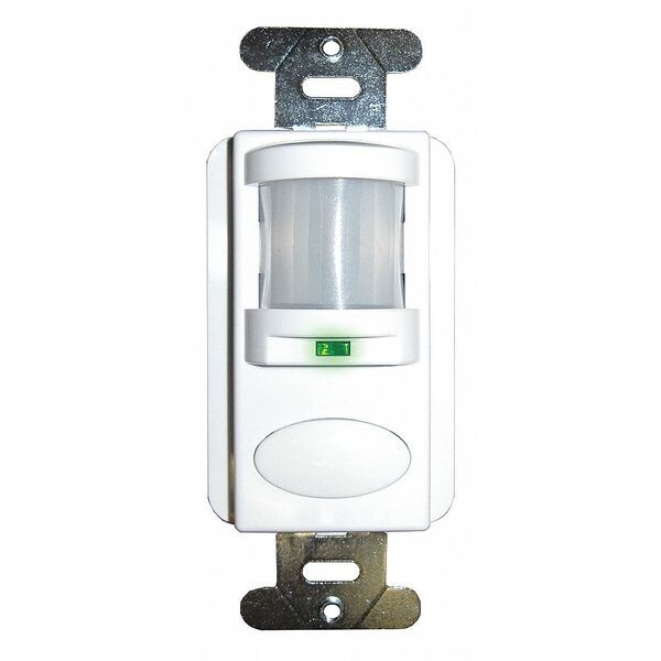 Lithonia Lighting Vacancy Sensor, PIR, 1000 sq ft, White SSD SA 120 WH ...