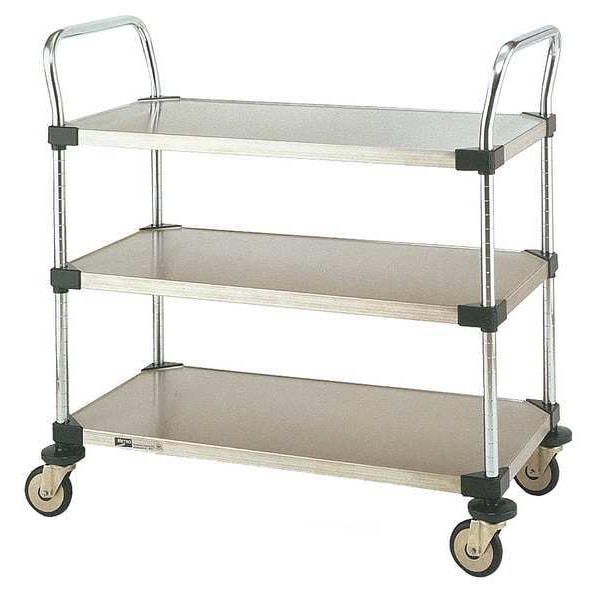 Metro Corrosion-Resistant Utility Cart with Flush Metal Shelves ...