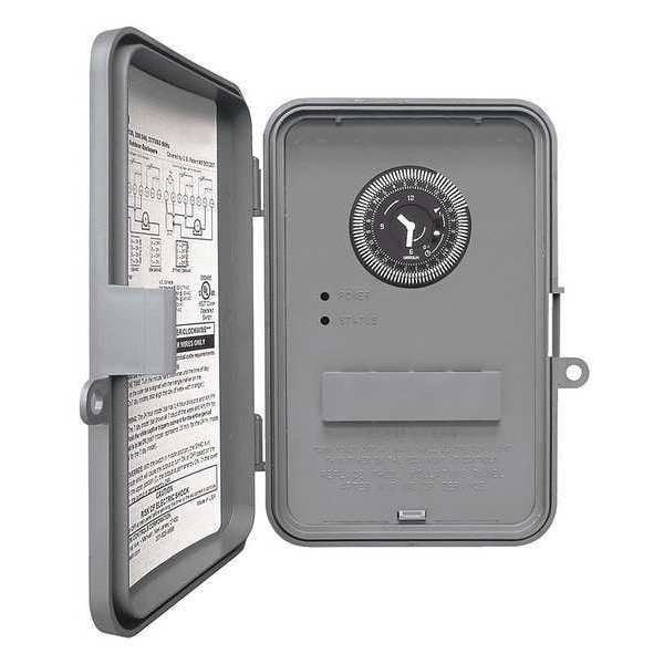 Intermatic Electromechanical Timer, 7-Day, DPDT WHAVQ7 | Zoro