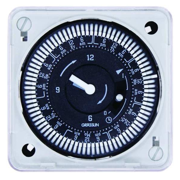 Intermatic Electromechanical Timer, 7-Day, SPDT MIL72EQWUZH-240 | Zoro